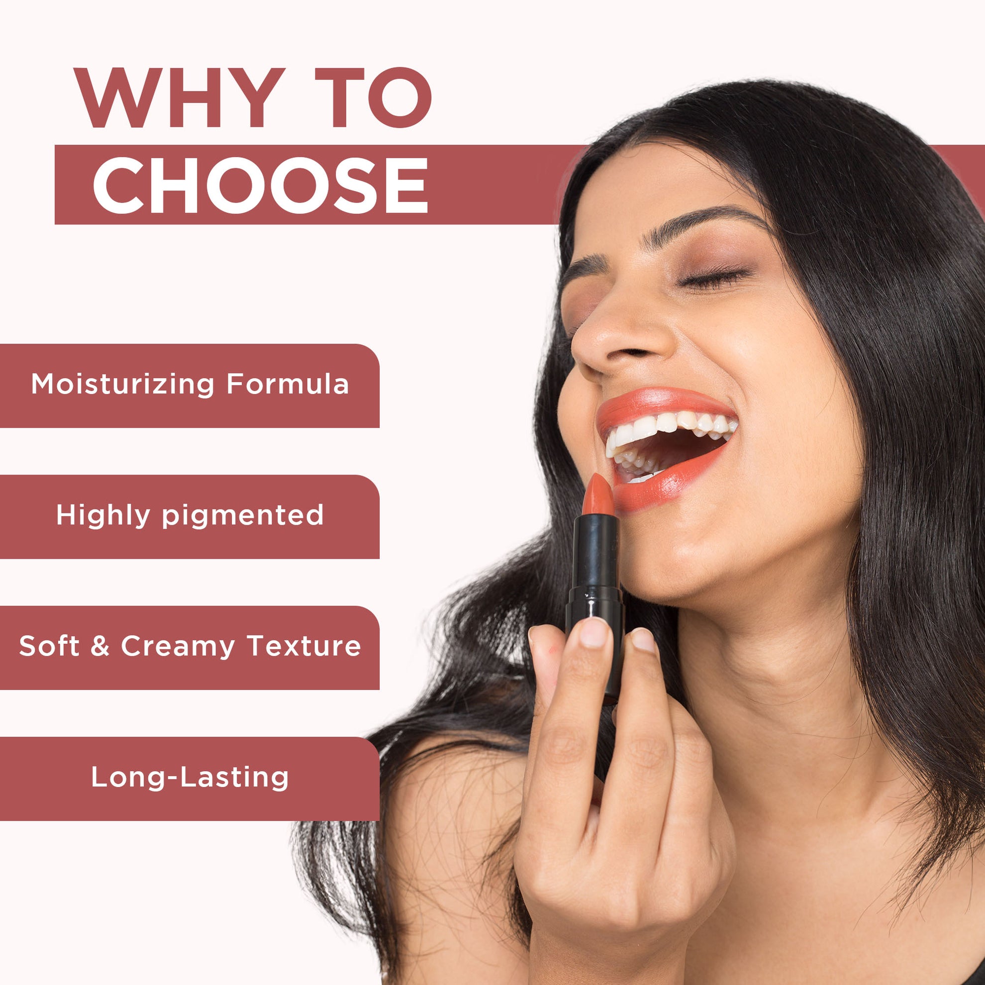 Buy MoodBliss Creamy Matte Bullet Lipstick | Bullet Matte Lipstick ...